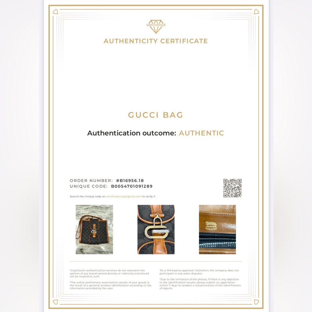 Gucci | Bags | Gucci Rare Authentic Gg Monogram Bag With Gold Logo G ...